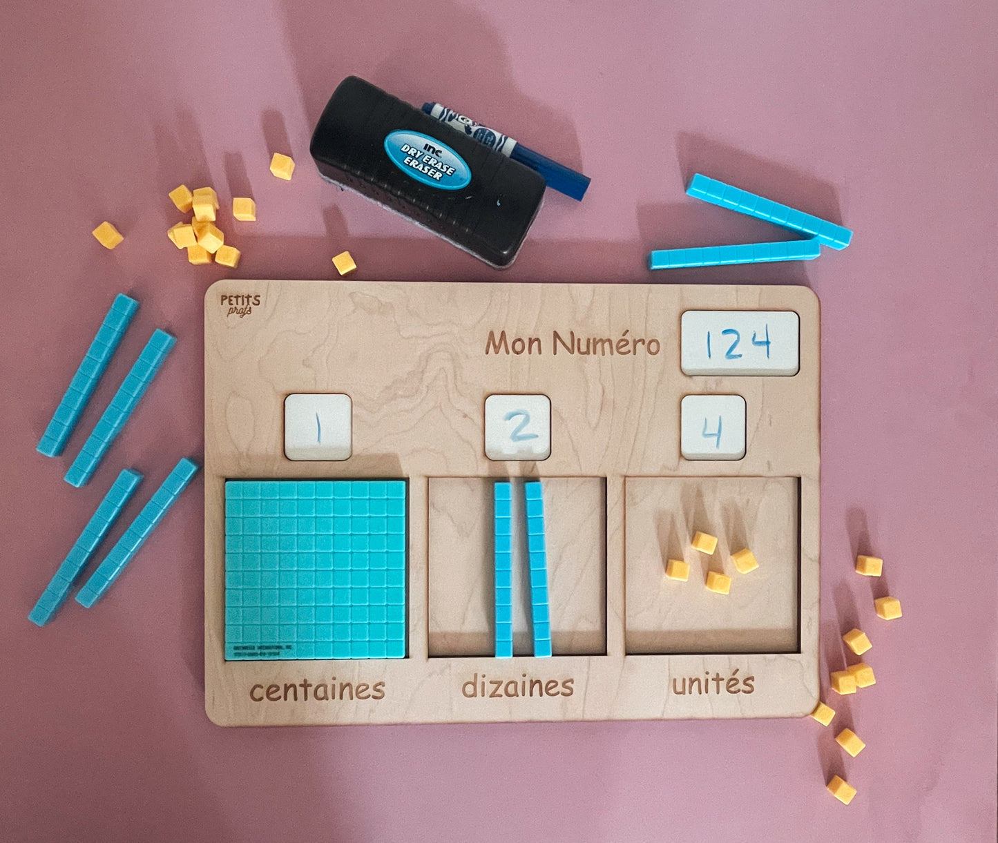 Tableau de numération – Centaines, Dizaines et Unités – Petits Profs